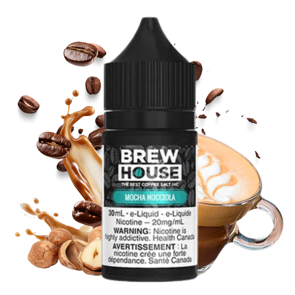 BREW HOUSE SALT NIC | MOCHA NOCCIOLA – Liquidín Vape Shop