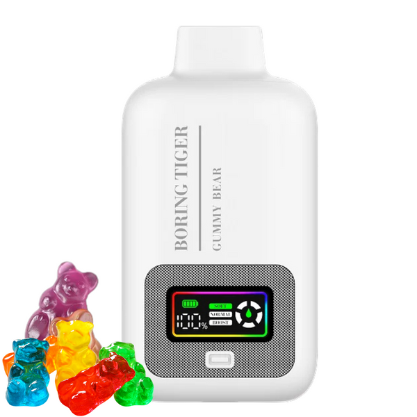BORING TIGER GUMMY BEAR 25000 PUFFS – Liquidín Vape Shop
