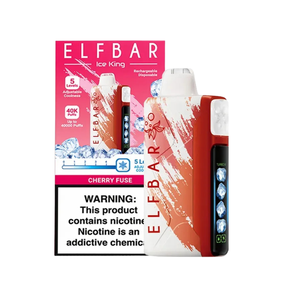 ELFBAR ICE KING 40K - CHERRY FUSE | VAPE DESECHABLE – Liquidín Vape Shop