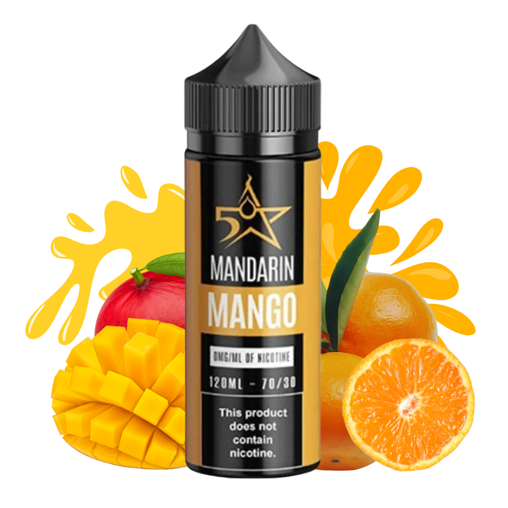 FIVE STAR JUICE MANDARIN MANGO – Liquidín Vape Shop