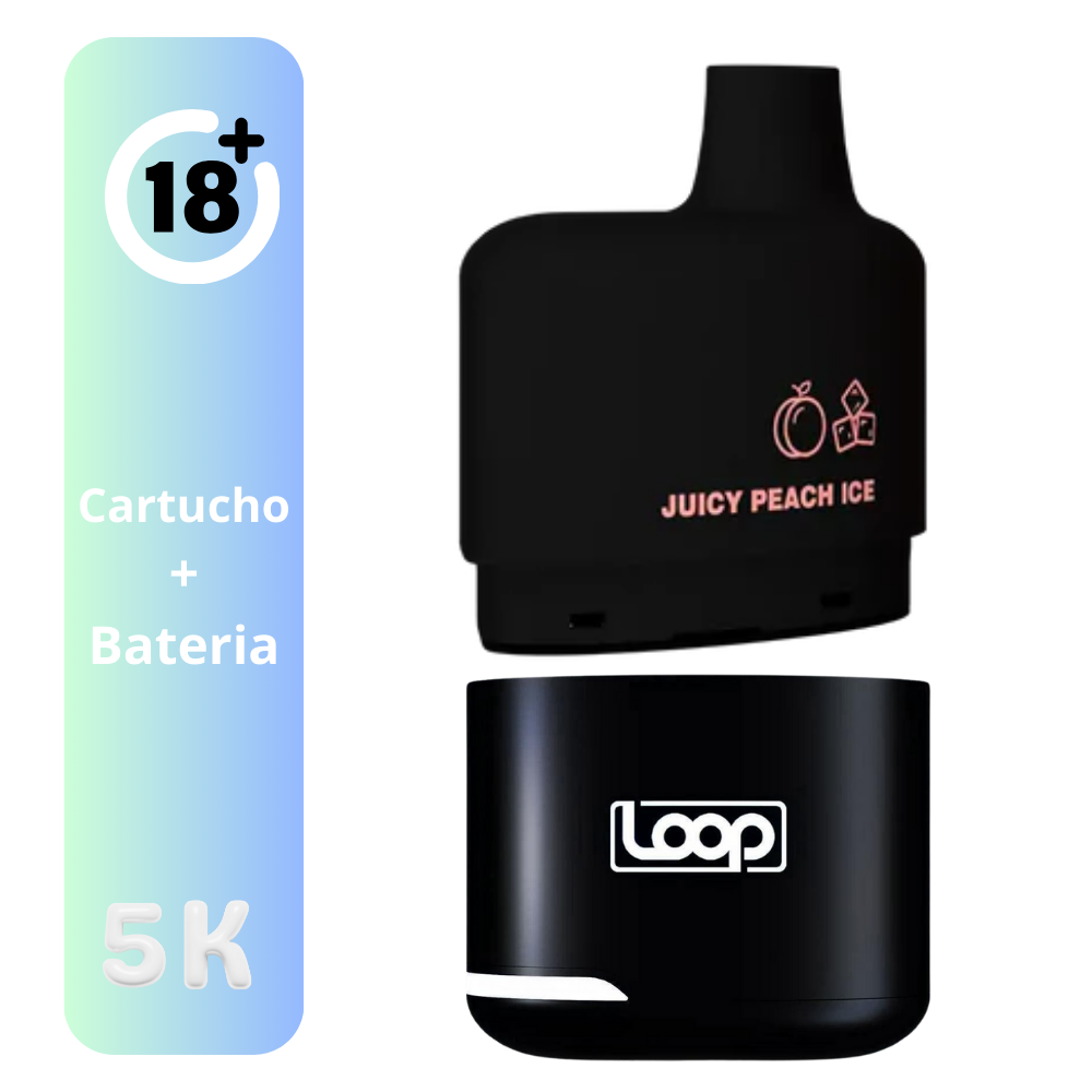STLTH LOOP 5K KIT JUICY PEACH ICE VAPE DESECHABLE – Liquidín Vape Shop