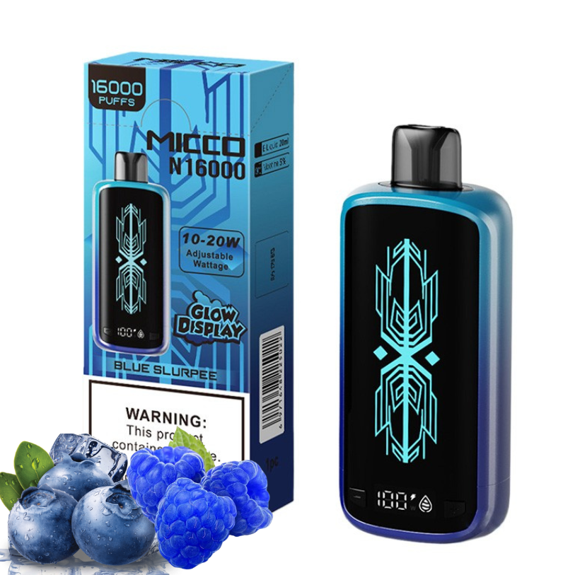 MICCO 16K BLUE SLURPEE – Liquidín Vape Shop